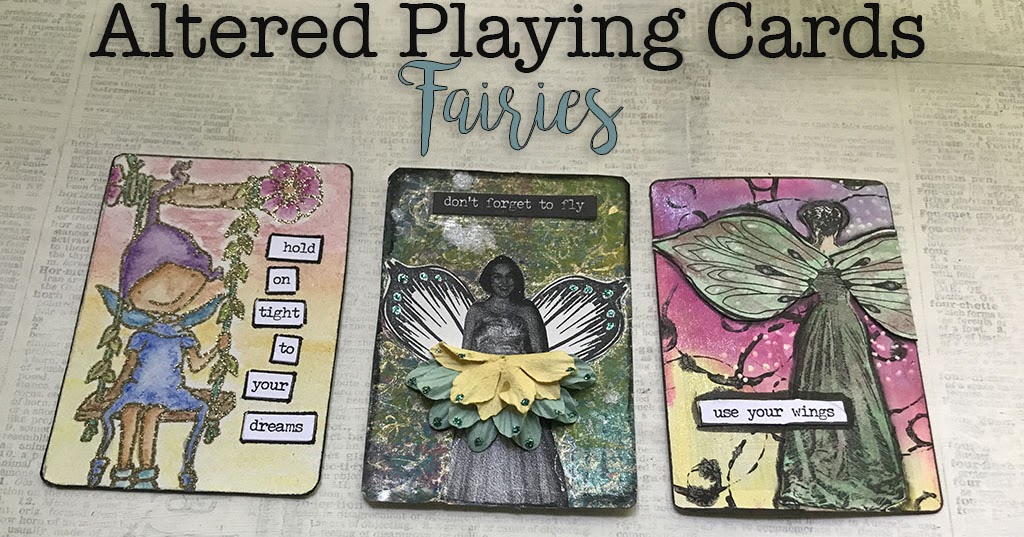 CraftyHope: Fairy Altered Playing Cards (ATCs)