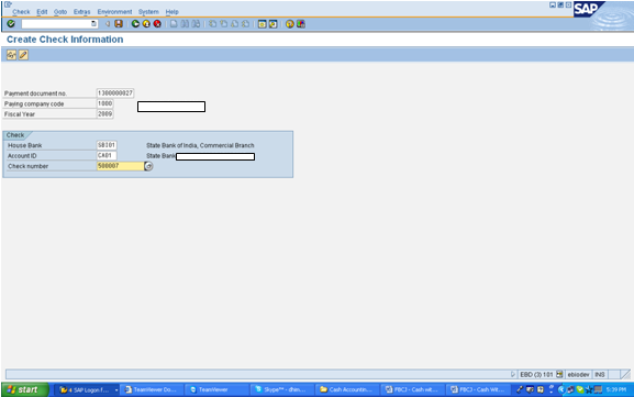 Free SAP Training Manuals: T Code- FBCJ : SAP FI USER MANUAL - Cash ...