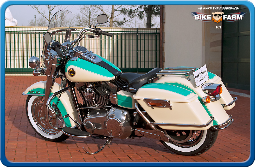 biker excalibur II: Dyna Switchback retro custom by bike-farm