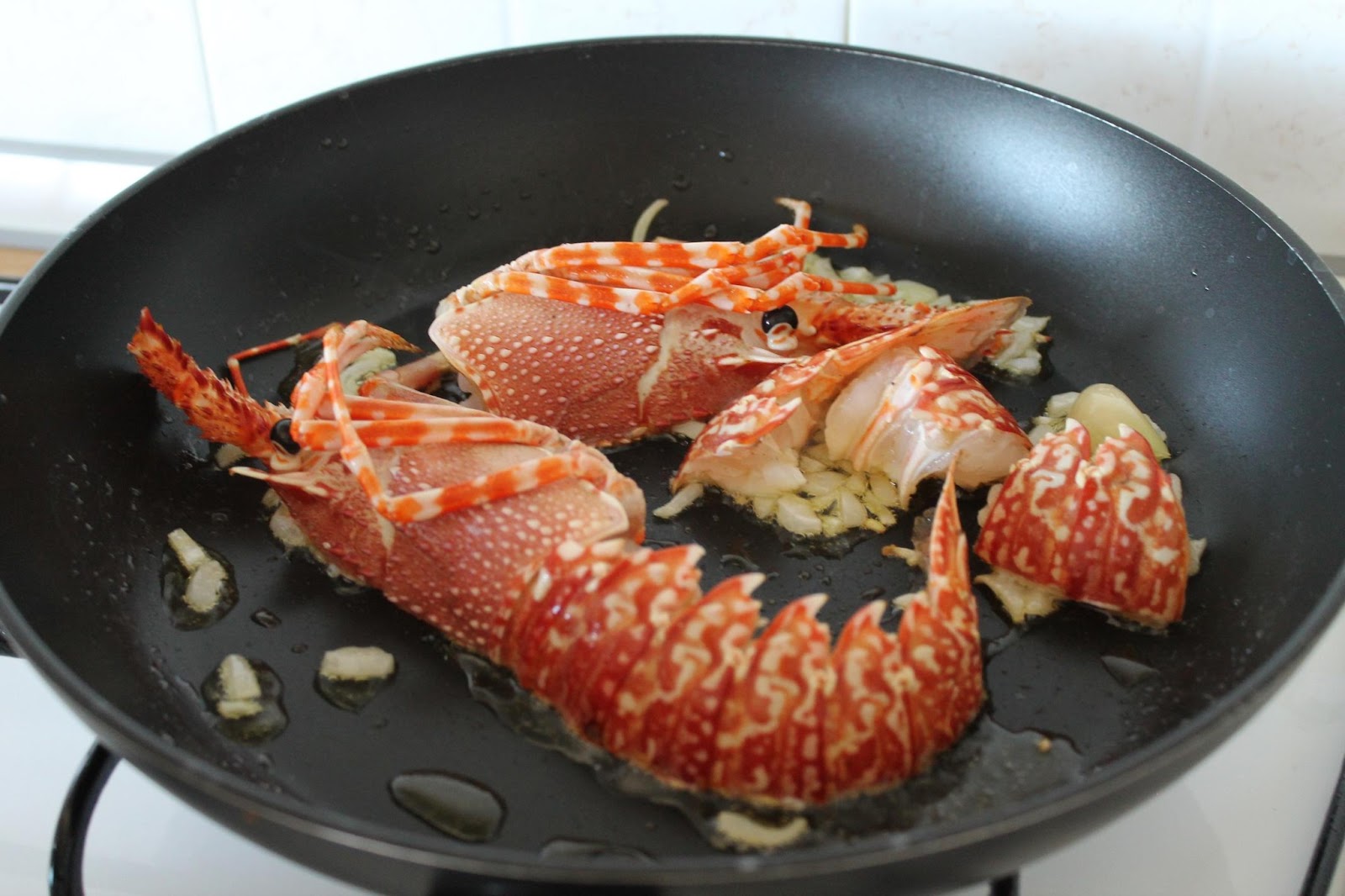 Czas na obiad: Spaghetti z homarem - fotoprzepis krok po kroku