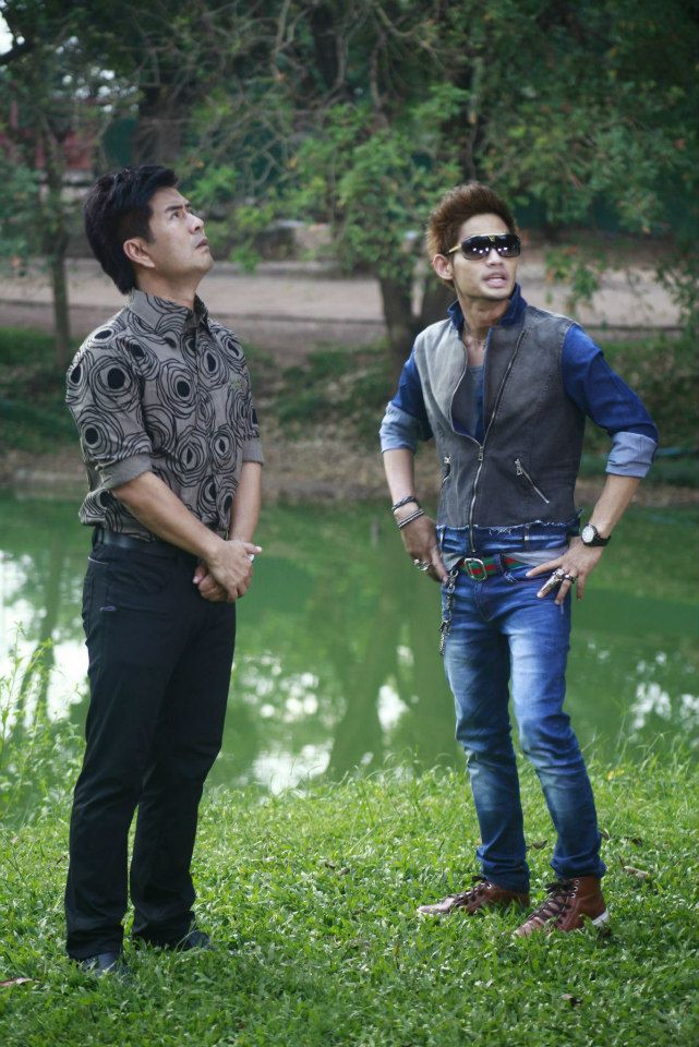 Actors: Lu Min and Myint Myat @ "New Record" Video Shooting