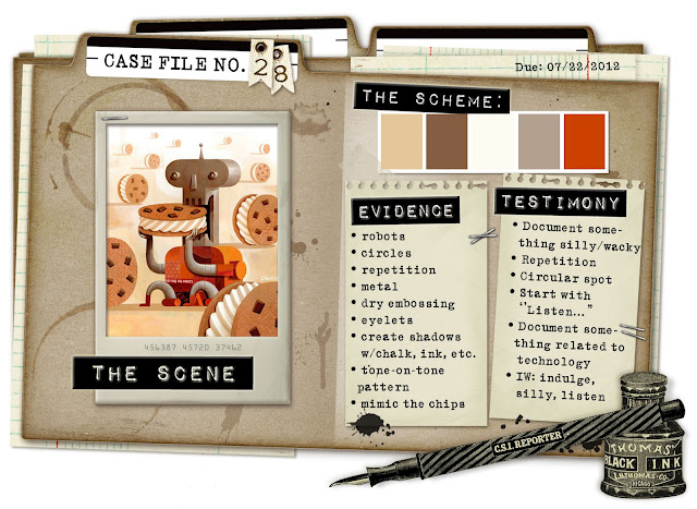 Little Scraps of Magic: Be Crazy {CSI Case File No. 28}