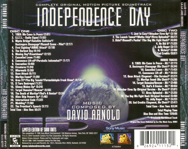 LE BLOG DE CHIEF DUNDEE: INDEPENDENCE DAY Complete Original Motion ...