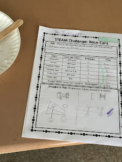 Fabulous in Fifth!: Start Your Engines: STEM race cars