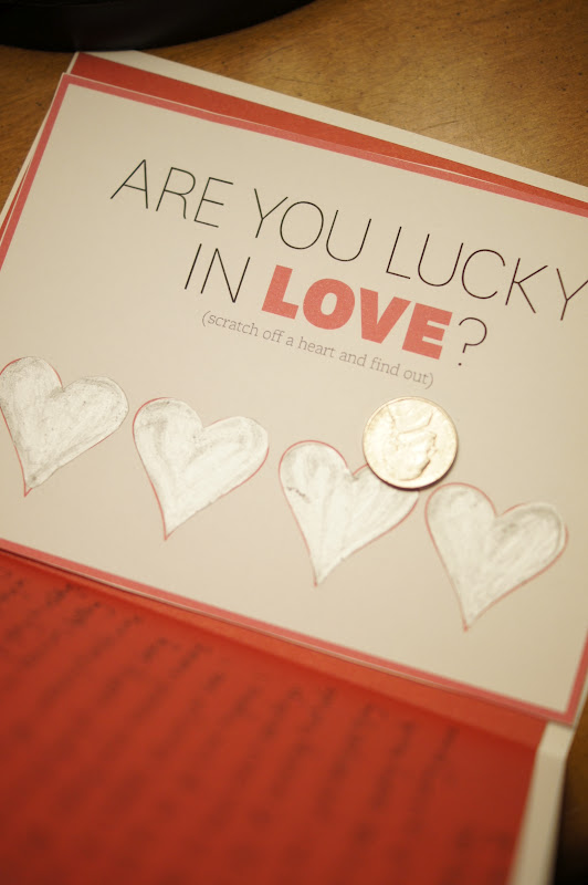One Love: How to Make a Scratch-Off Gift Card