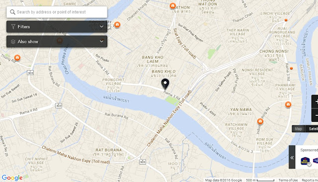 Bhumibol Bridge Bangkok Map - Tourist Attractions in Bangkok Thailand ...