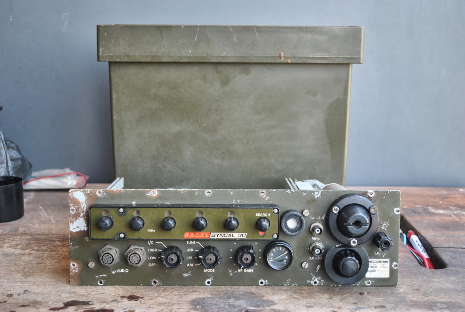 RESTORASI ELECTRONIC TUBES: MILITARY TRANSCEIVER " RACAL SYNCAL -30 " H ...