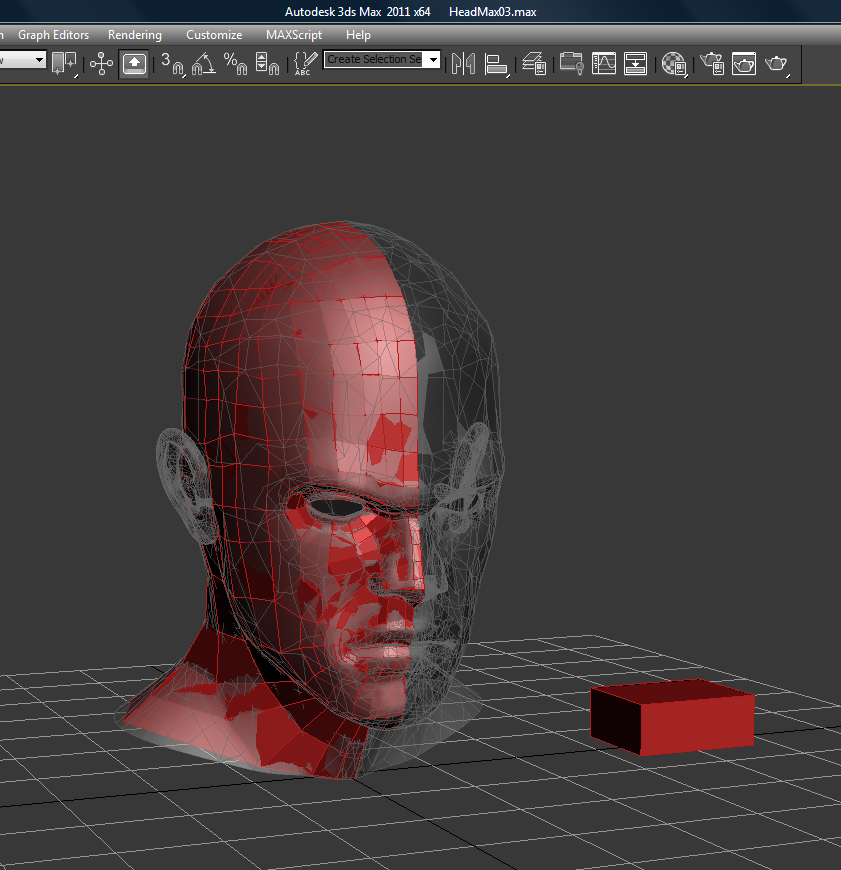 IchiDan's Final Major Project Blog: Head Retopology