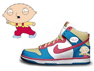 Nike Dunks Custom Design Sneakers : Nike Dunks Family Guy Hi What the ...