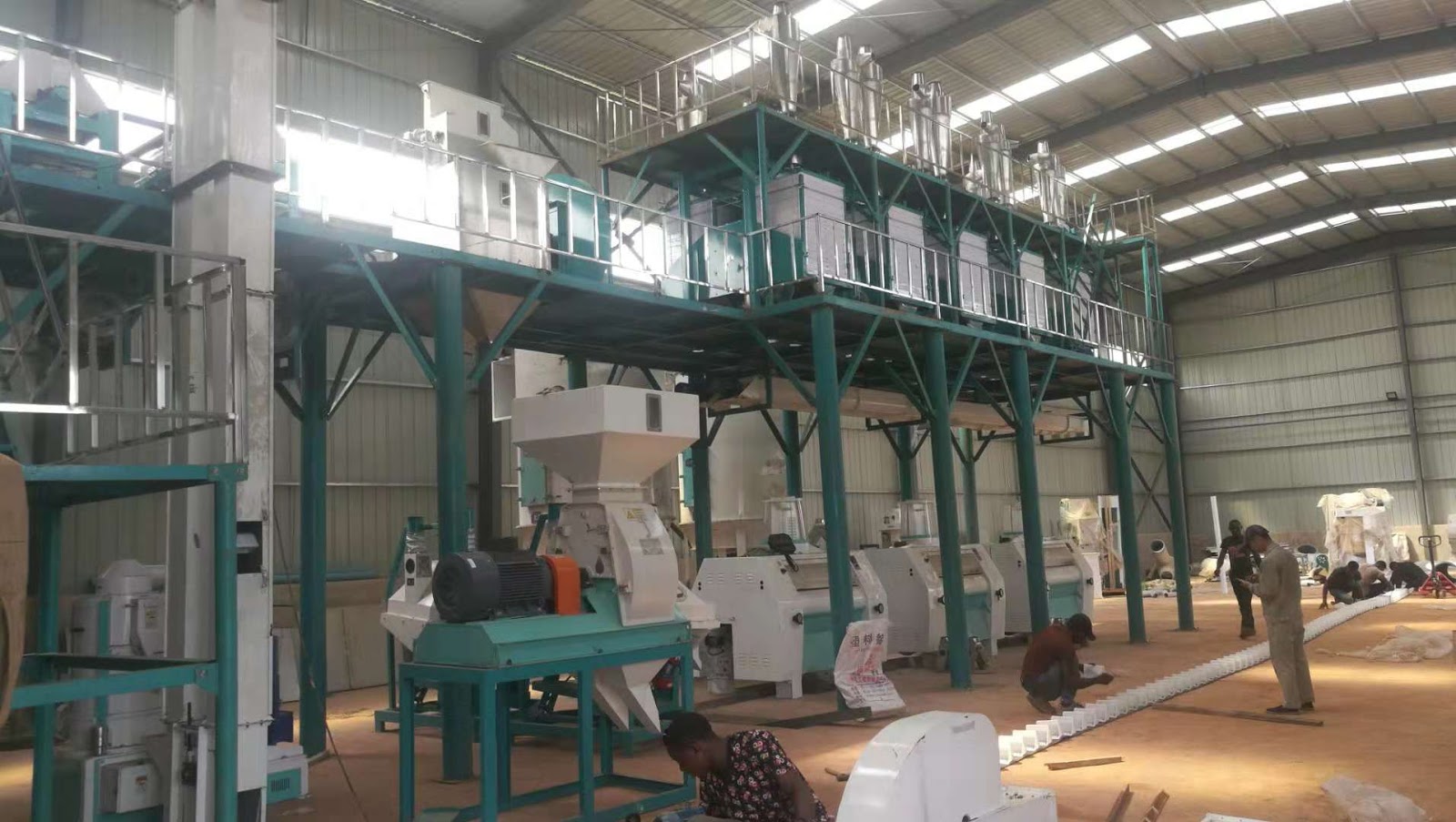 Hongdefa Maize mill wheat flour mill installation plan