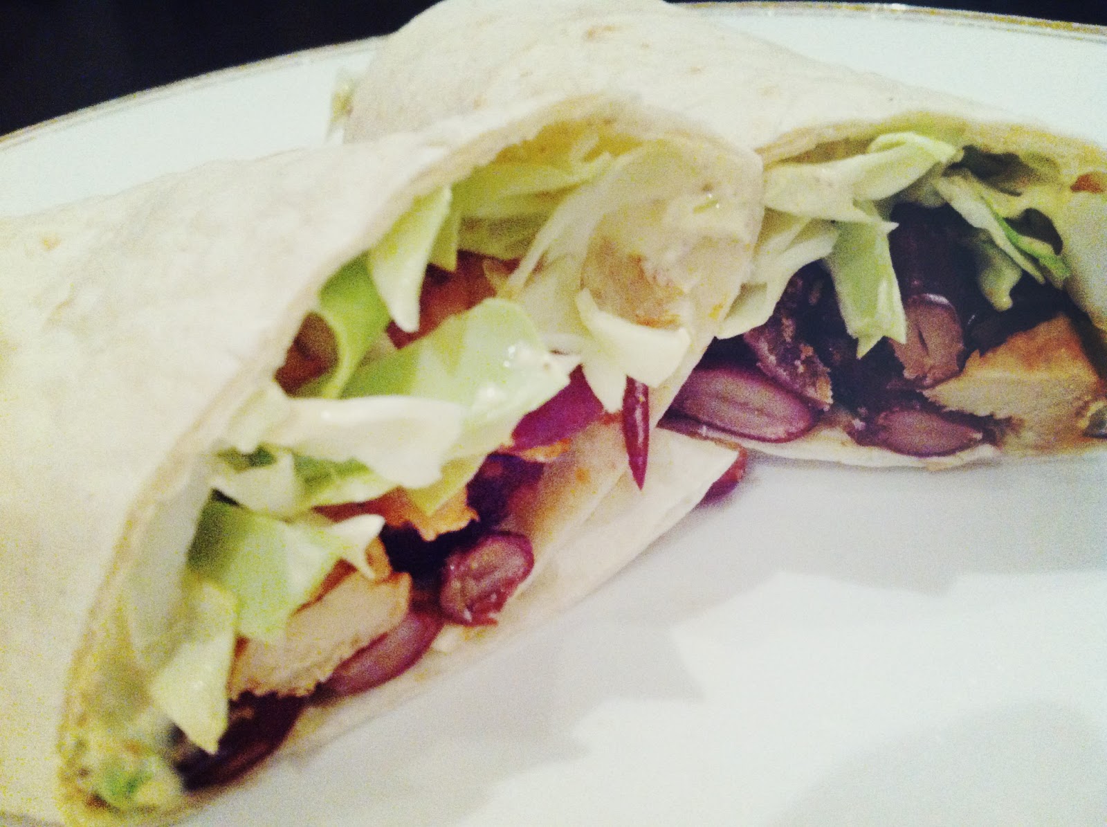 GrønneBørn : Vegetar wraps med quorn og spidskål