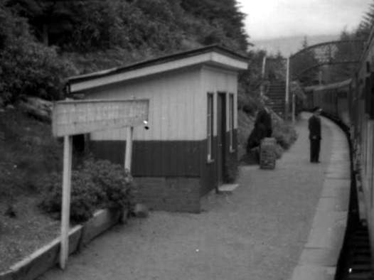 Tour Scotland: Old Photographs Railway Station Achnashellach Scotland