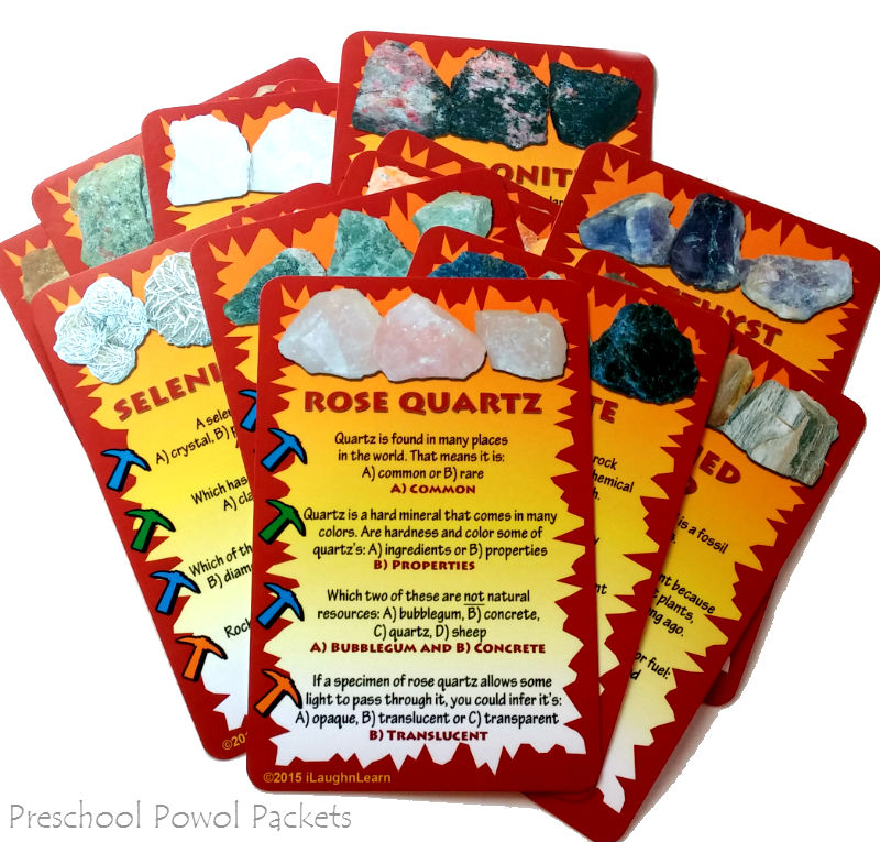 Geology Lessons & Preschool Activities with Rock On! Game! | Preschool ...