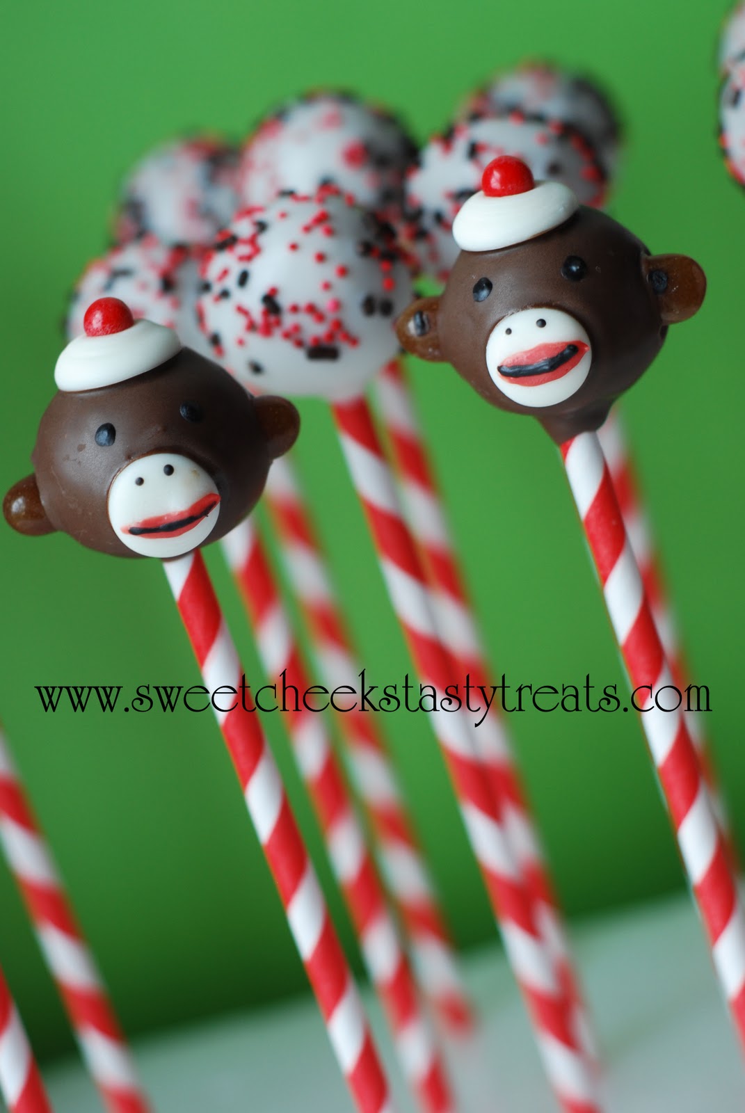 Monkey Cake Pops For Baby Shower