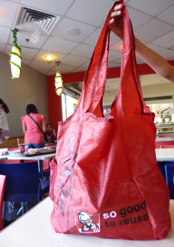 Gostan Sikit: KFC Recyclable Shopping Bag