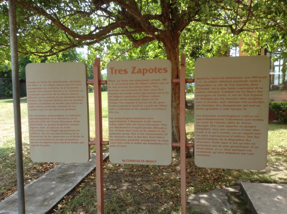 Museo de Sitio Arqueológico Tres Zapotes en Santiago Tuxtla Veracruz ...
