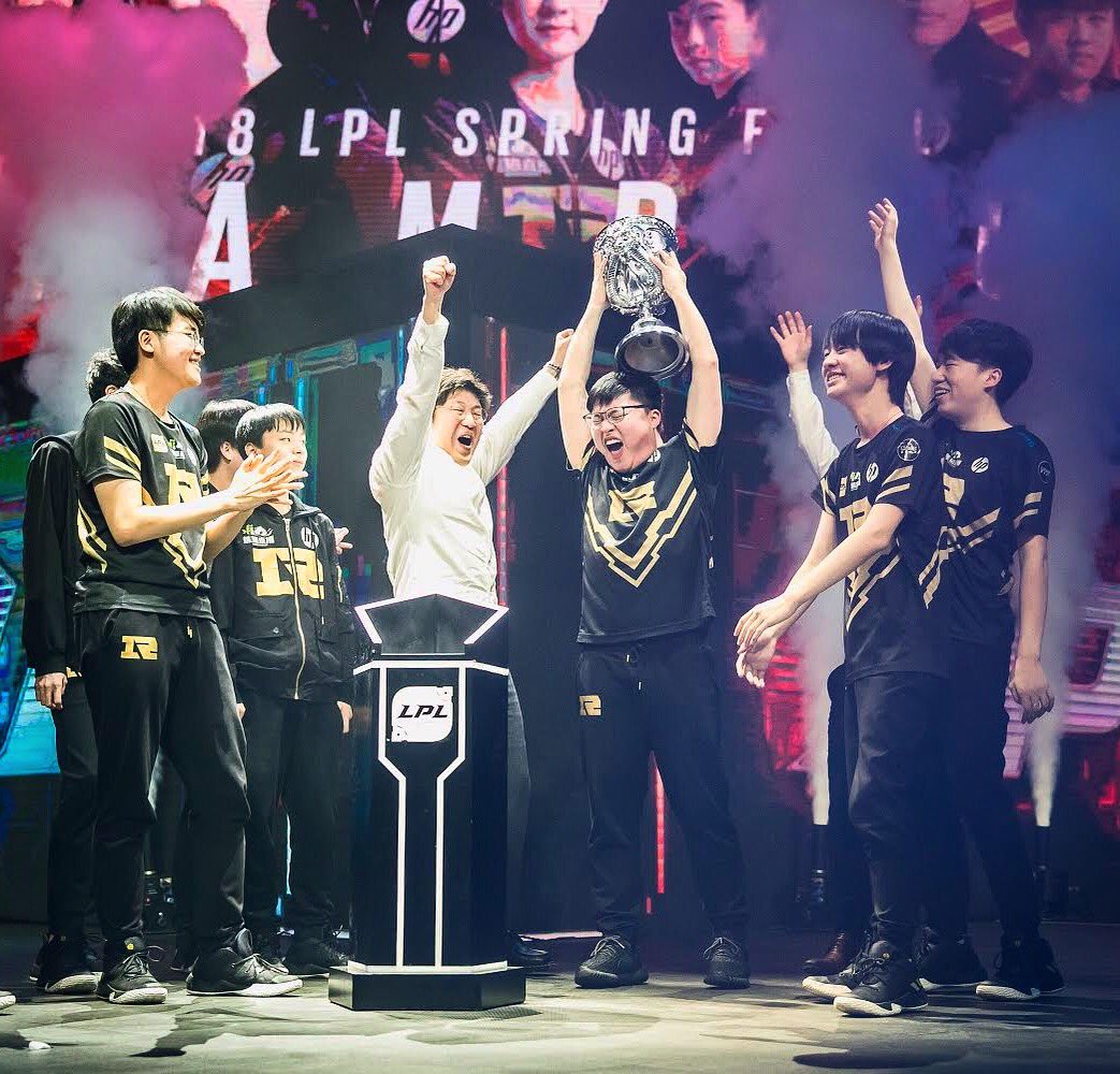 Uzi bags first-ever domestic title as RNG beat EDG to win '18 LPL Spring