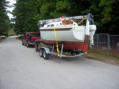 Ericson 25, Oystercatcher: Rigging, Standing, Mast Compression Post, Repair