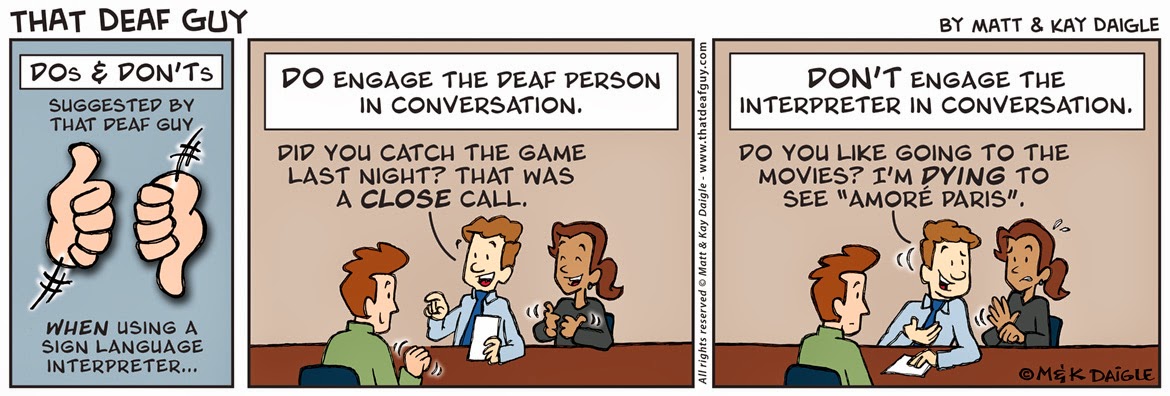 Proyecto ILSE: Biblioteca - THAT DEAF GUY (Comics) - Matt y Kay Daigle