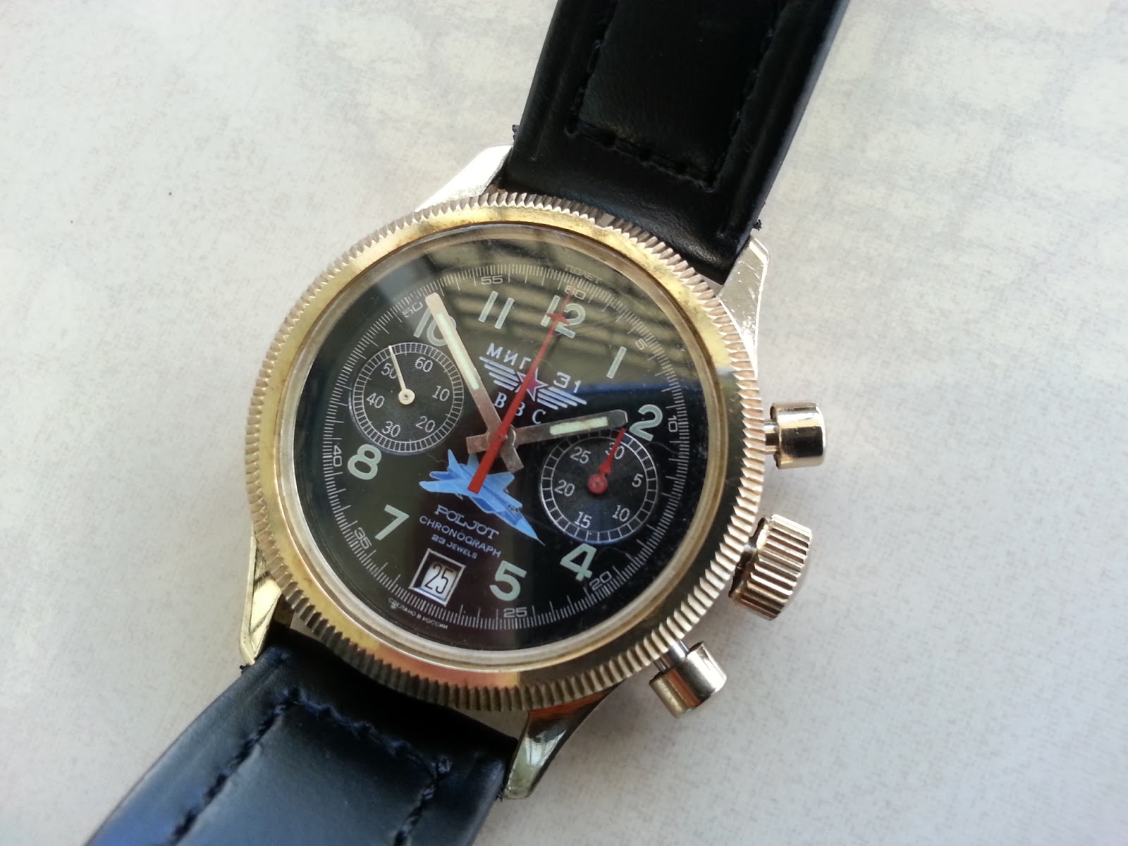 Pesona Jam: Vintage Rare Poljot Chronograph MiG Limited Edition