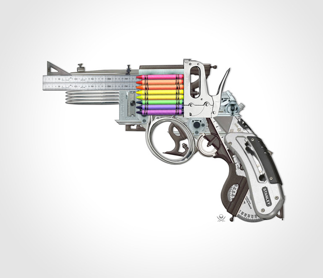 La Vie Digitale: Mark Fitz' Pop Art Guns