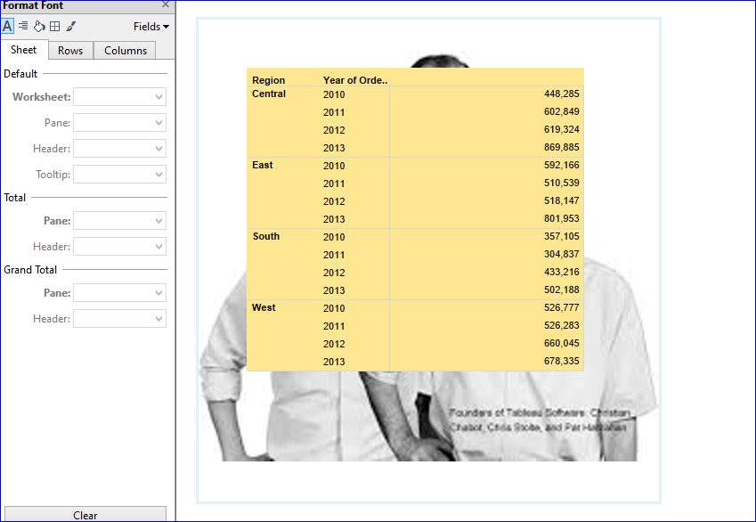 Tableau Visualizations: How to add Background Images