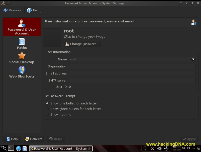 HackingDNA: Tweak Your System Settings On Backtrack 5