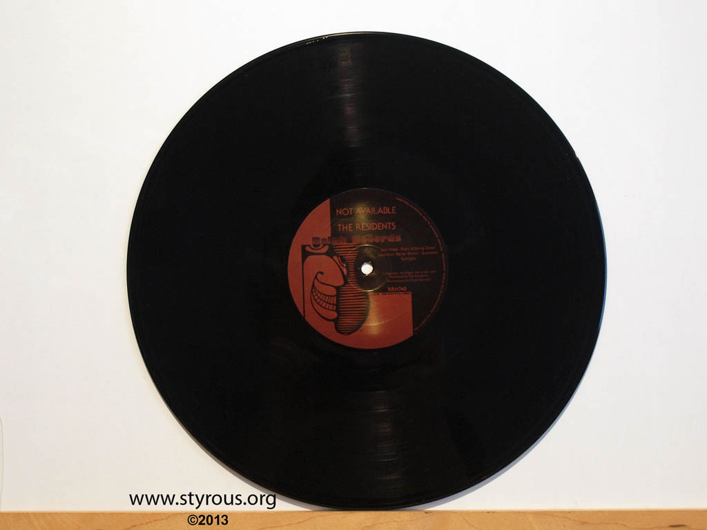 The Vinyl LP Vault: The Residents ~ Not Available