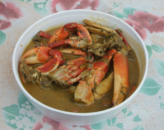 Crab Callaloo Soup ~ Dominica Recipes