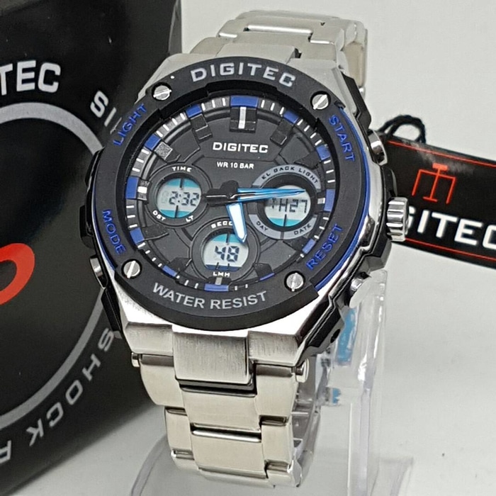 WA 0881-2070-839 Jam Tangan Digitec Water Resist 3036 Rantai