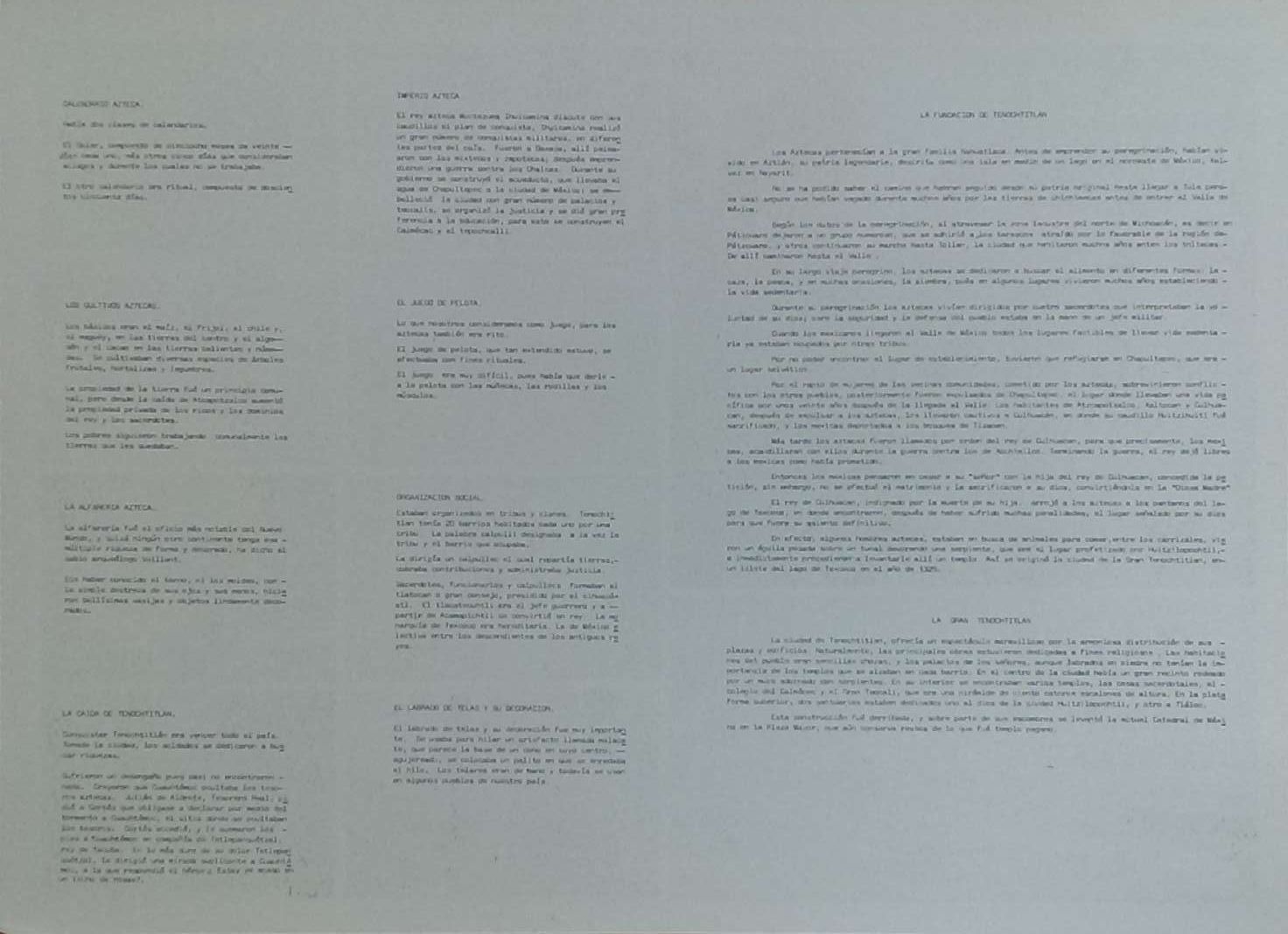 Materiales Escolares: Fundación de Tenochtitlan y la cultura Azteca ...