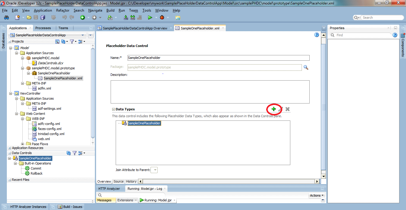 How to create a PlaceHolder Data Control in Jdeveloper 12C ? ~ Oracle ADF 12c (Application ...