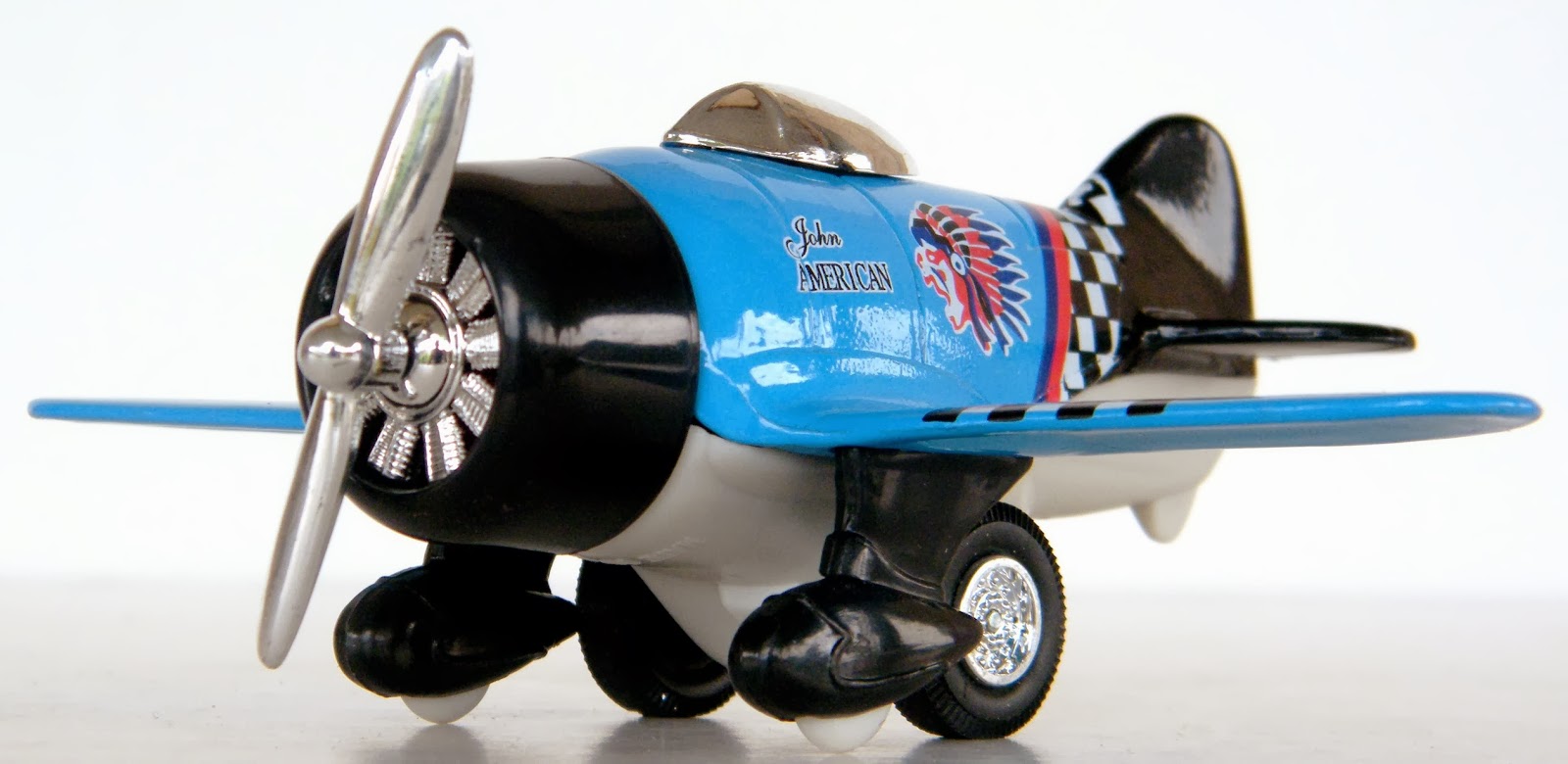 Toys and Stuff: China 'T' Monoplane - Blue-Black
