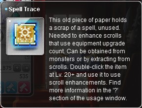 AlternaZPC's Maplestory Guide: Spell Trace Enhacement ลายพิมพ์เวทย์ การ ...