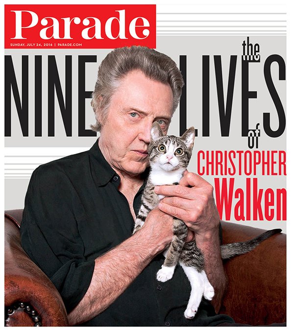 The Glass Character: Christopher Walken with cats