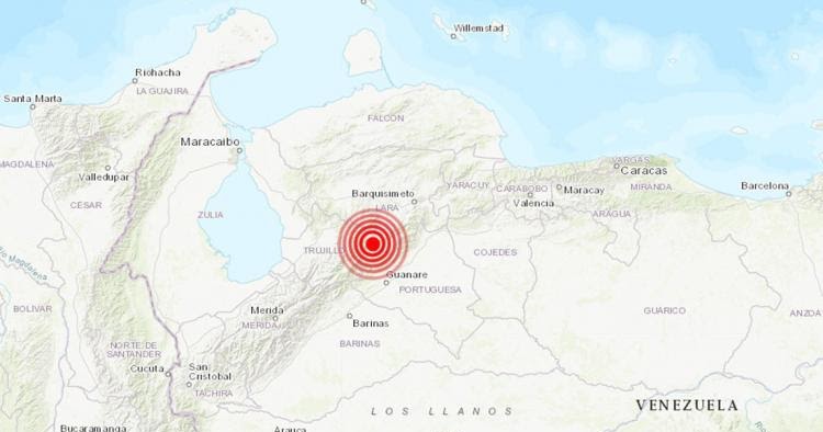 Temblor En Venezuela De Magnitud 5 1 Hoy Domingo 12 Julio 2020