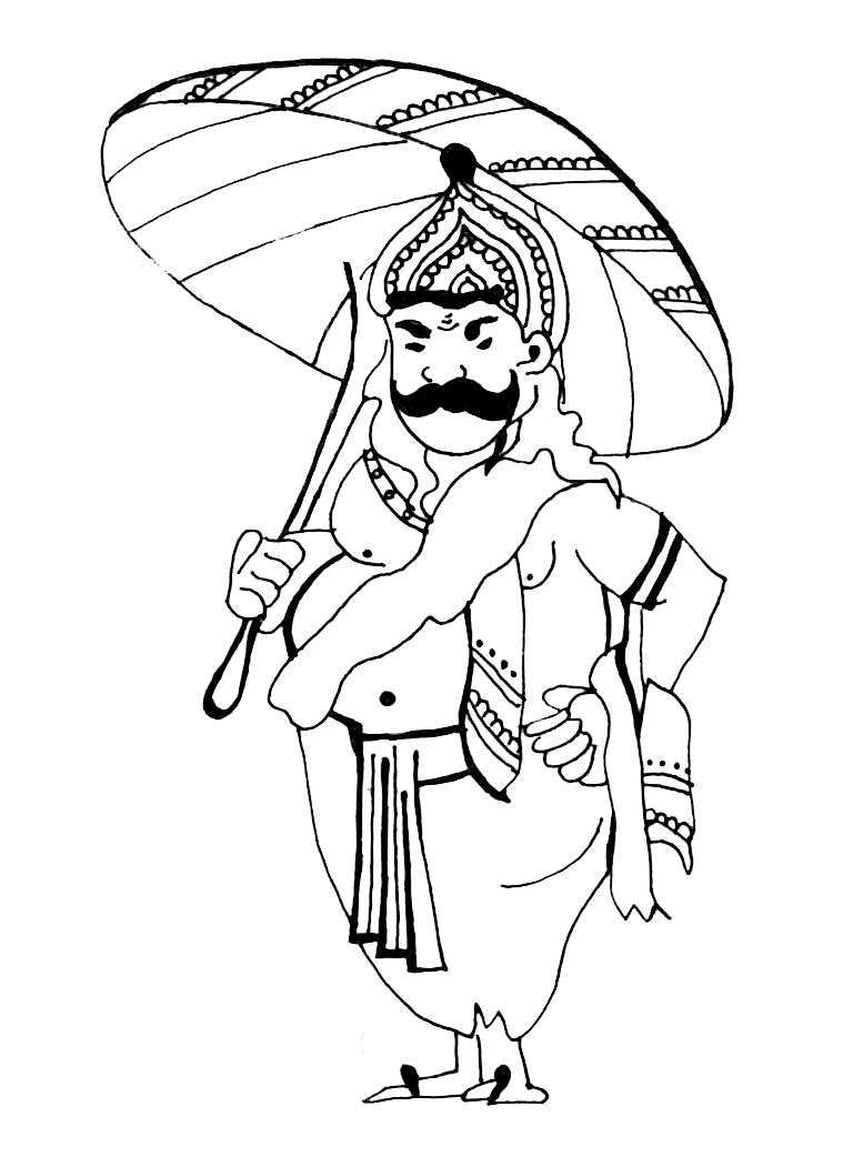 Onam Festival Images Drawing Sketch Coloring Page