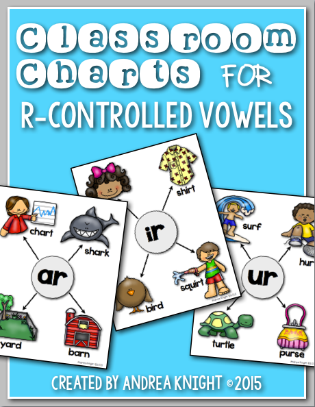 Classroom Freebies Too: Charts for R-Controlled Vowels