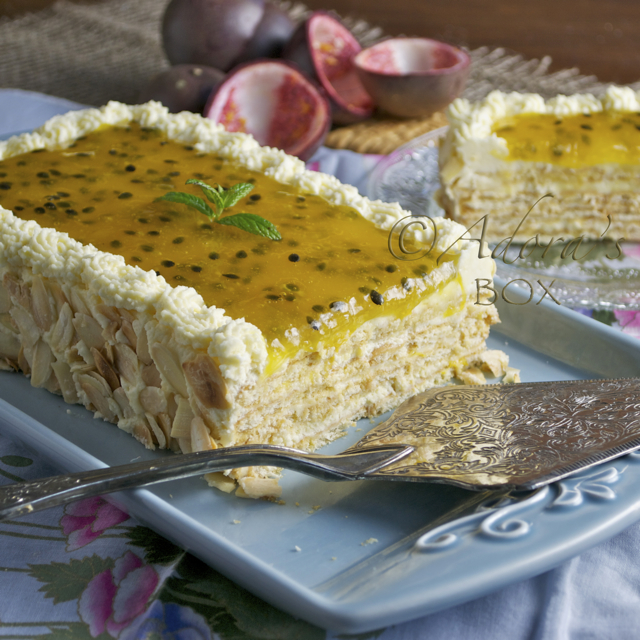 Adora's Box: WHITE CHOCOLATE AND MANGO MINI SANS RIVAL