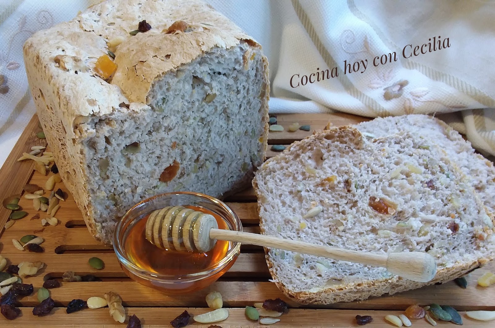 Recetas fáciles "Cocina hoy con Cecilia": Pan con frutos secos ...