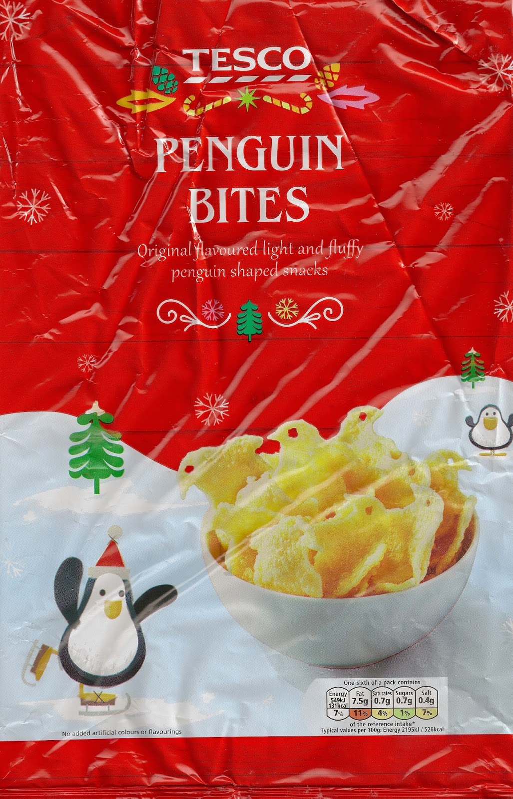 Cheeseburger Crisps & Other Stories: Tesco Penguin Bites
