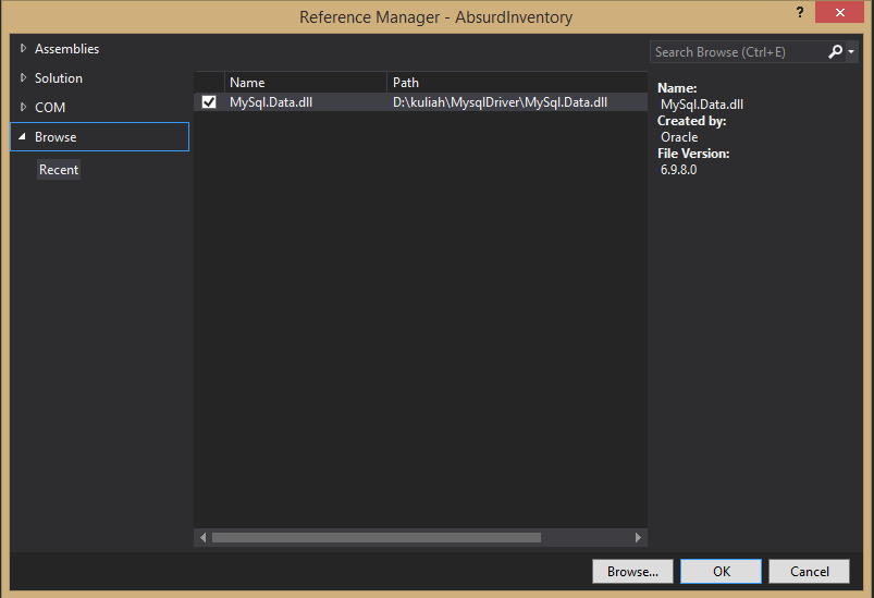 Hacklist's Web: Cara Membuat Modul Koneksi VB.NET dengan database Mysql pada xampp