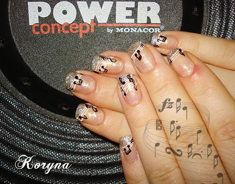 Nails Polish: music nails