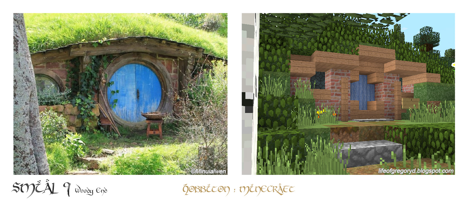 Life of Gregory D: Minecraft - Hobbiton Build - A Brief Tour - Part 5