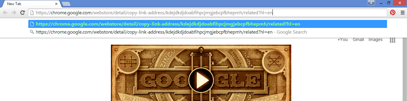 How to Copy Link Address Without Right-clicking, In Chrome? ~ The Web Saga