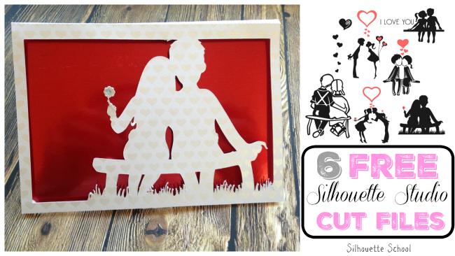 Set of 6 Valentine's Day Free Silhouette Studio Cut Files - Silhouette ...