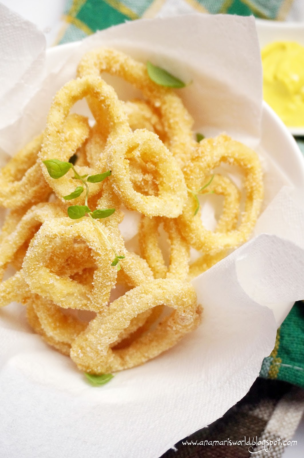 My space, my world. Ana Mari's world.: Smażone kalmary w chrupiącym cieście