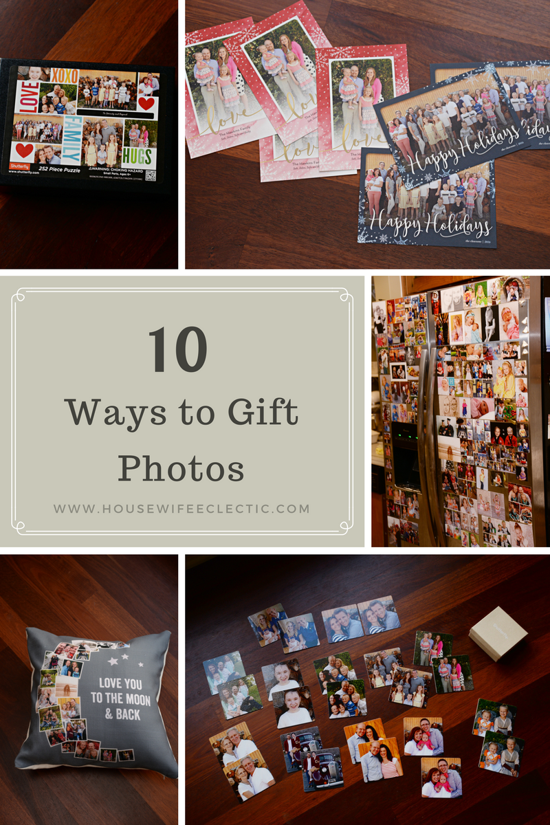 10 Ways To Gift Photos - Housewife Eclectic