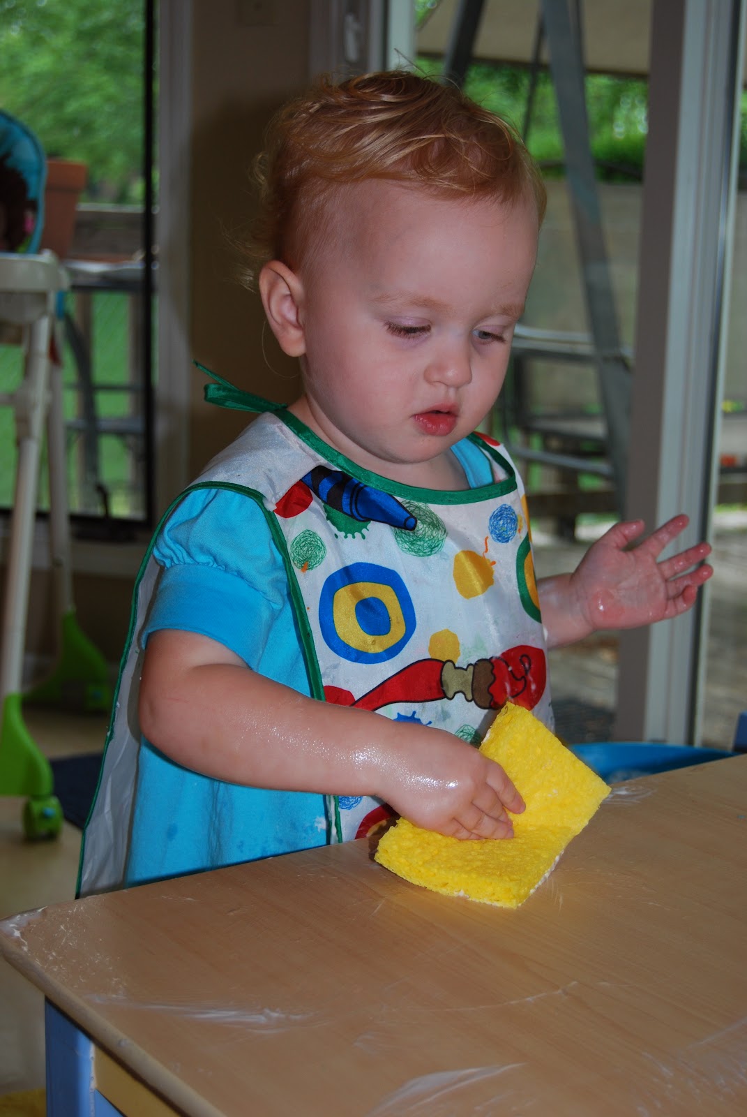 From Chalkboards To Strollers: Toddler Table Washing