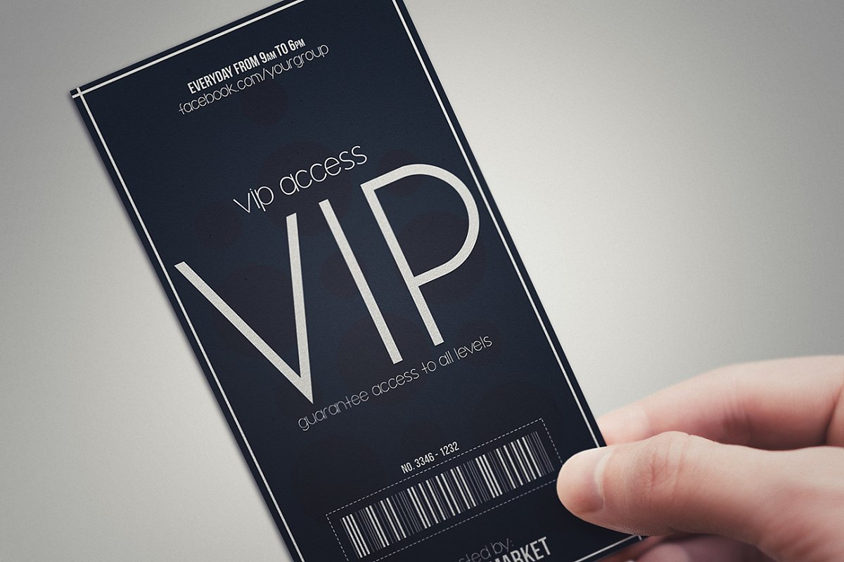 60+ Best VIP Pass Card Templates | Free & Premium